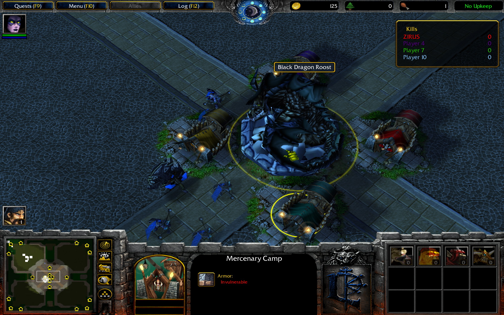 Скриншоты к пакету Footman Wars карт для WarCraft 3 - ARBSE