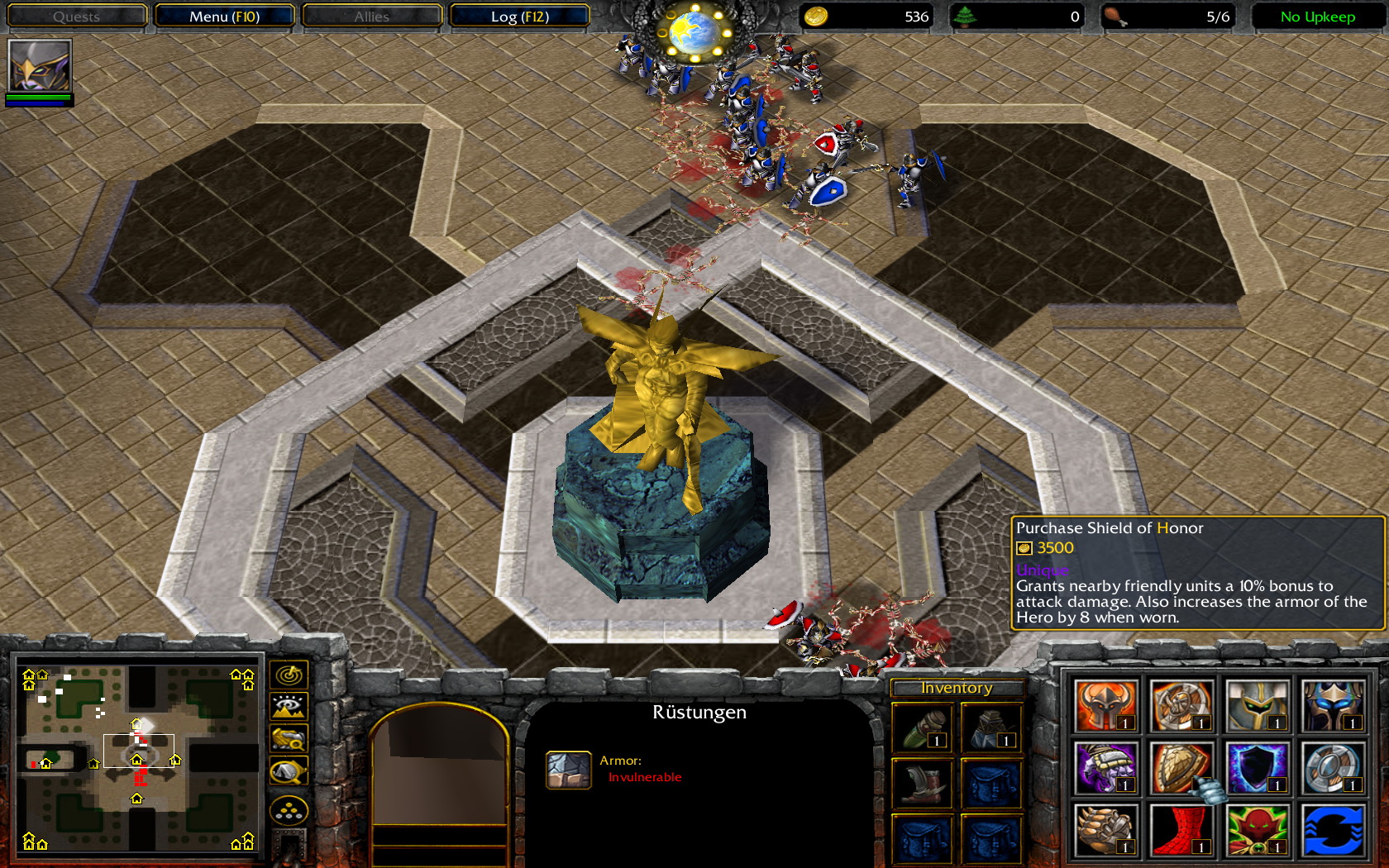 Скриншоты к пакету Footman Wars карт для WarCraft 3 - ARBSE