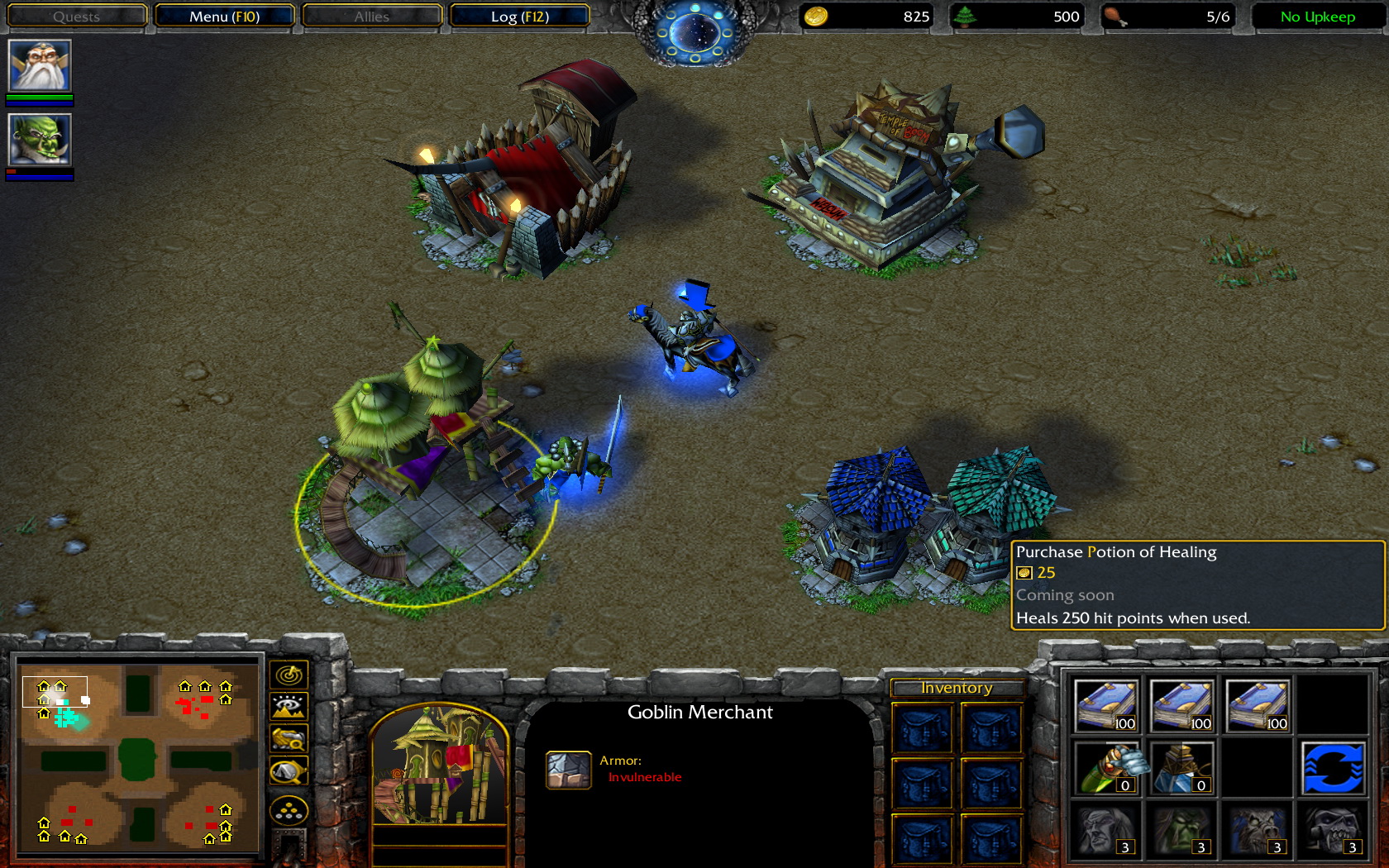 Скриншоты к пакету Footman Wars карт для WarCraft 3 - ARBSE